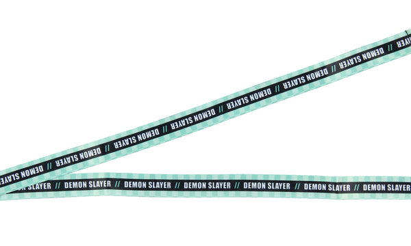 Demon Slayer Tanjiro Checkered Pattern Sublimated Strap ID Holder Anim ...