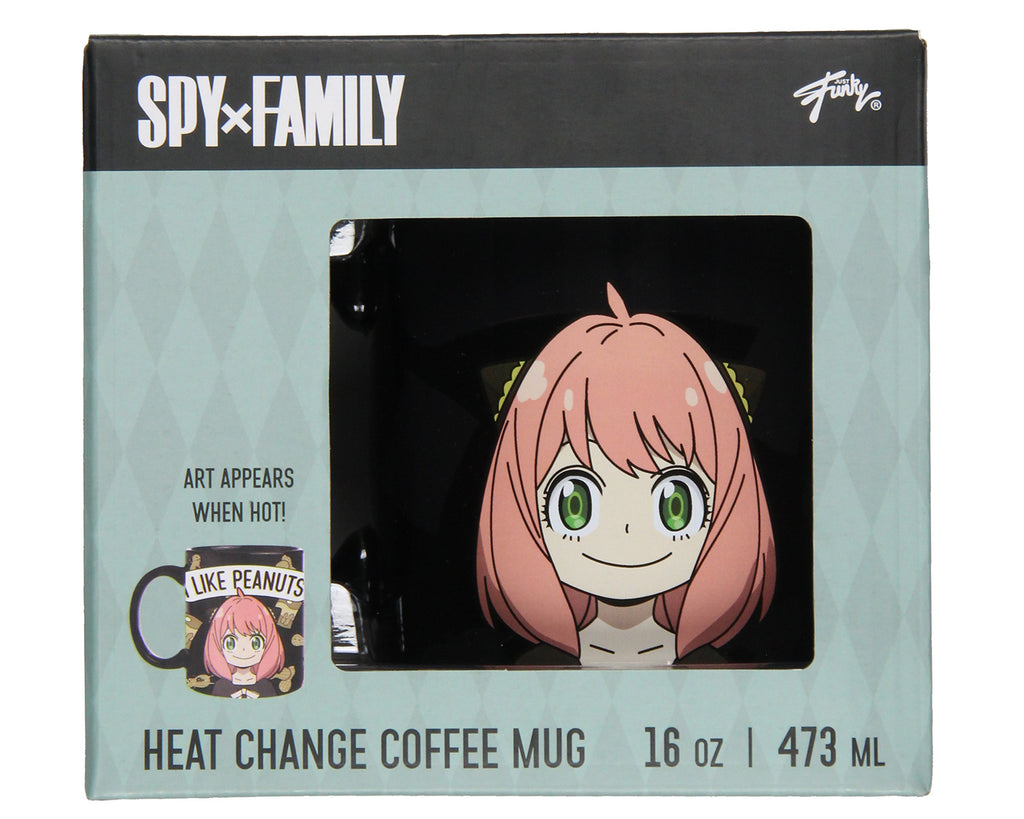Spy x Family Anime Merch Anya Forger Heat Changing 16 OZ Ceramic Coffe ...
