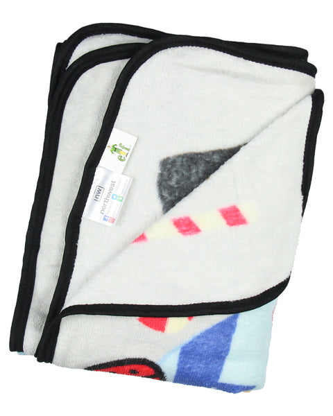 Elf Movie Son of A Nutcracker Buddy the Elf Micro Raschel Throw Blanke ...